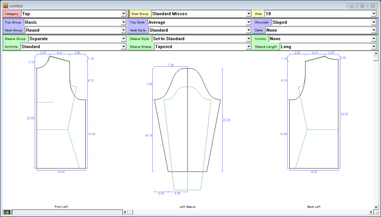 Garment Designer Pattern Making Software Overview | Cochenille Design ...