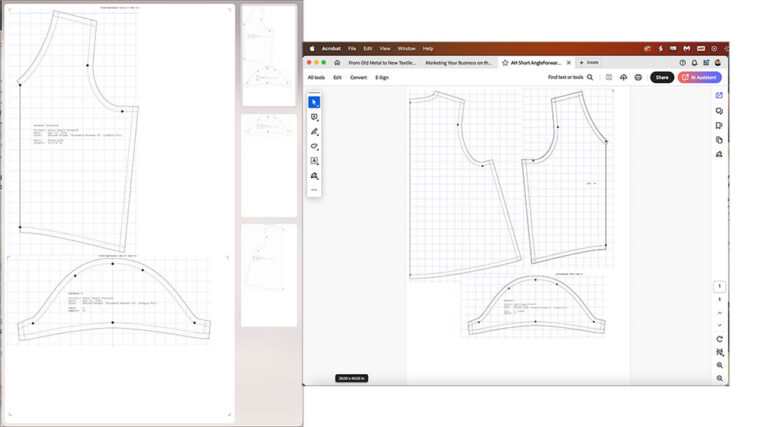 It’s SO exciting! Projector Sewing with Garment Designer Pattern ...