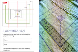 It’s SO exciting! Projector Sewing with Garment Designer Pattern ...